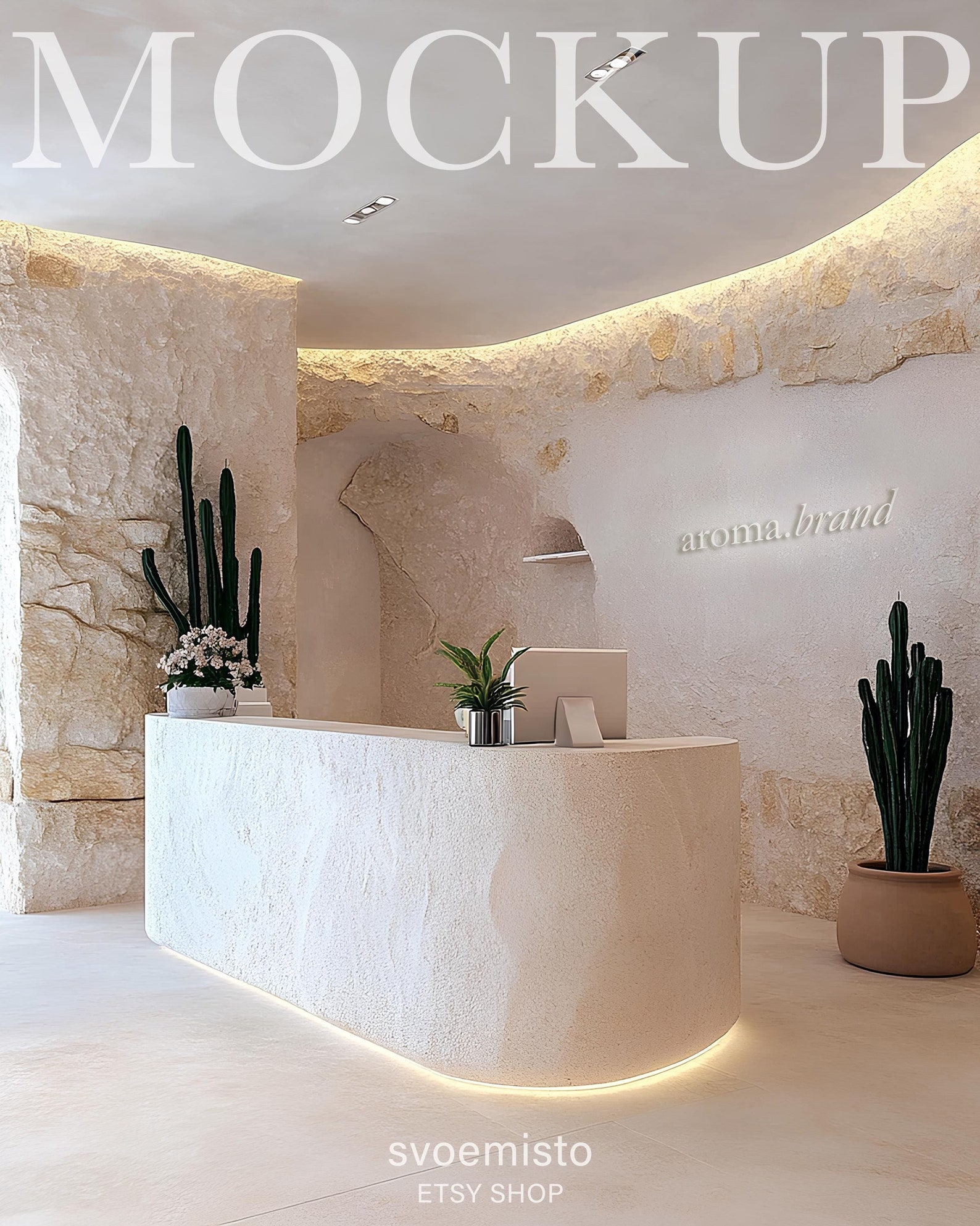 Salon Storefront Mockup, Facade Mockup, Salon Mockup, Elegant ...
