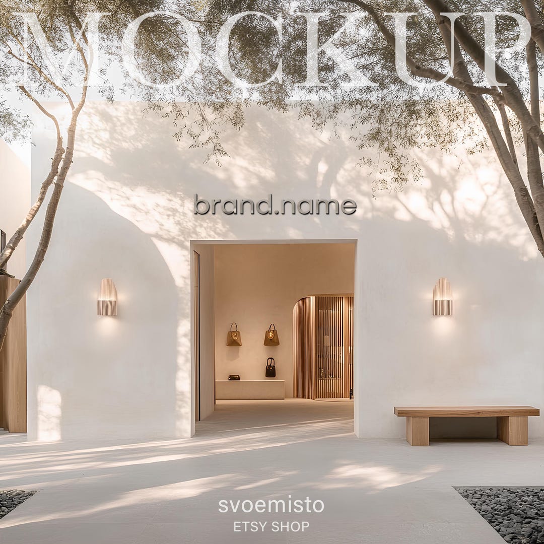 Salon Storefront Mockup, Facade Mockup, Salon Mockup, Elegant ...