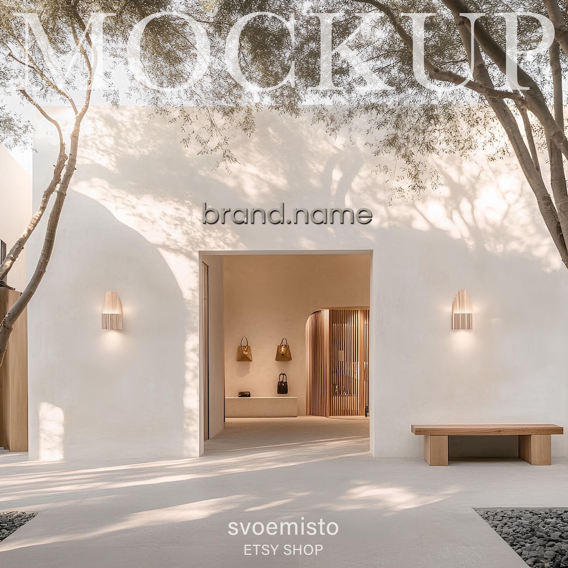 Salon Storefront Mockup, Facade Mockup, Salon Mockup, Elegant ...