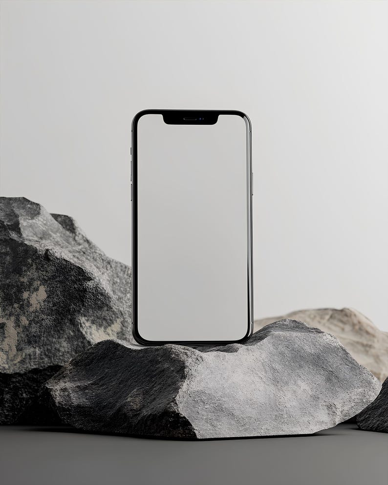 Smartphone Screen Mockup – PSD Template, Smart Object Smartphone Mockup ...