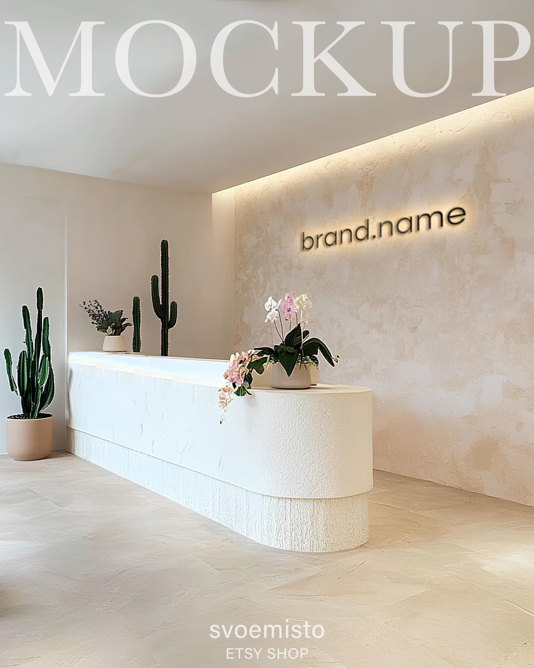 Salon Storefront Mockup, Facade Mockup, Salon Mockup, Elegant ...