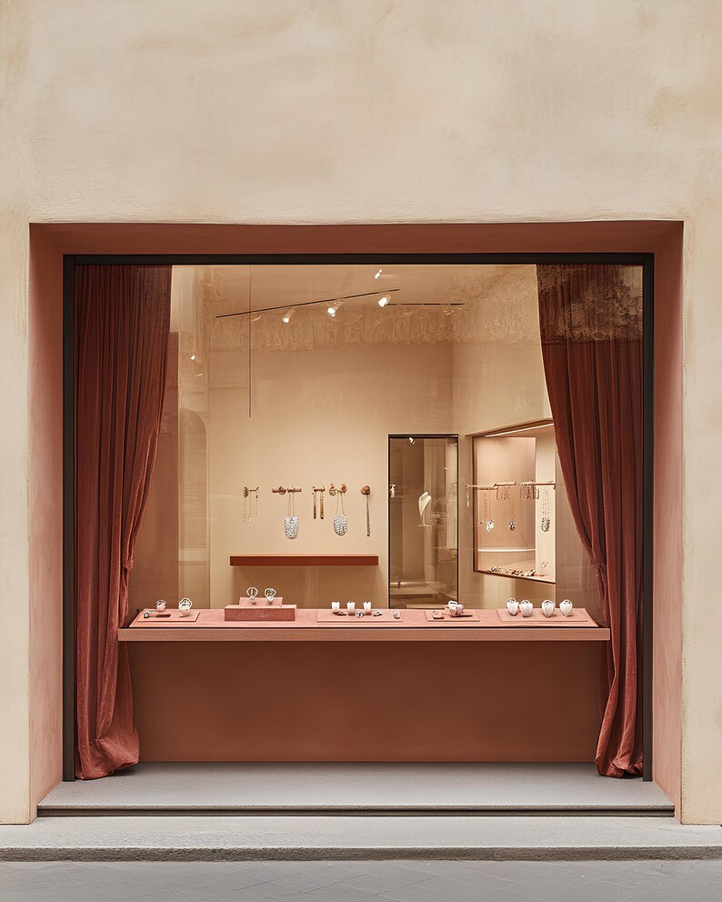 Jewelry Storefront Mockup, Facade Mockup, Salon Mockup, Elegant ...