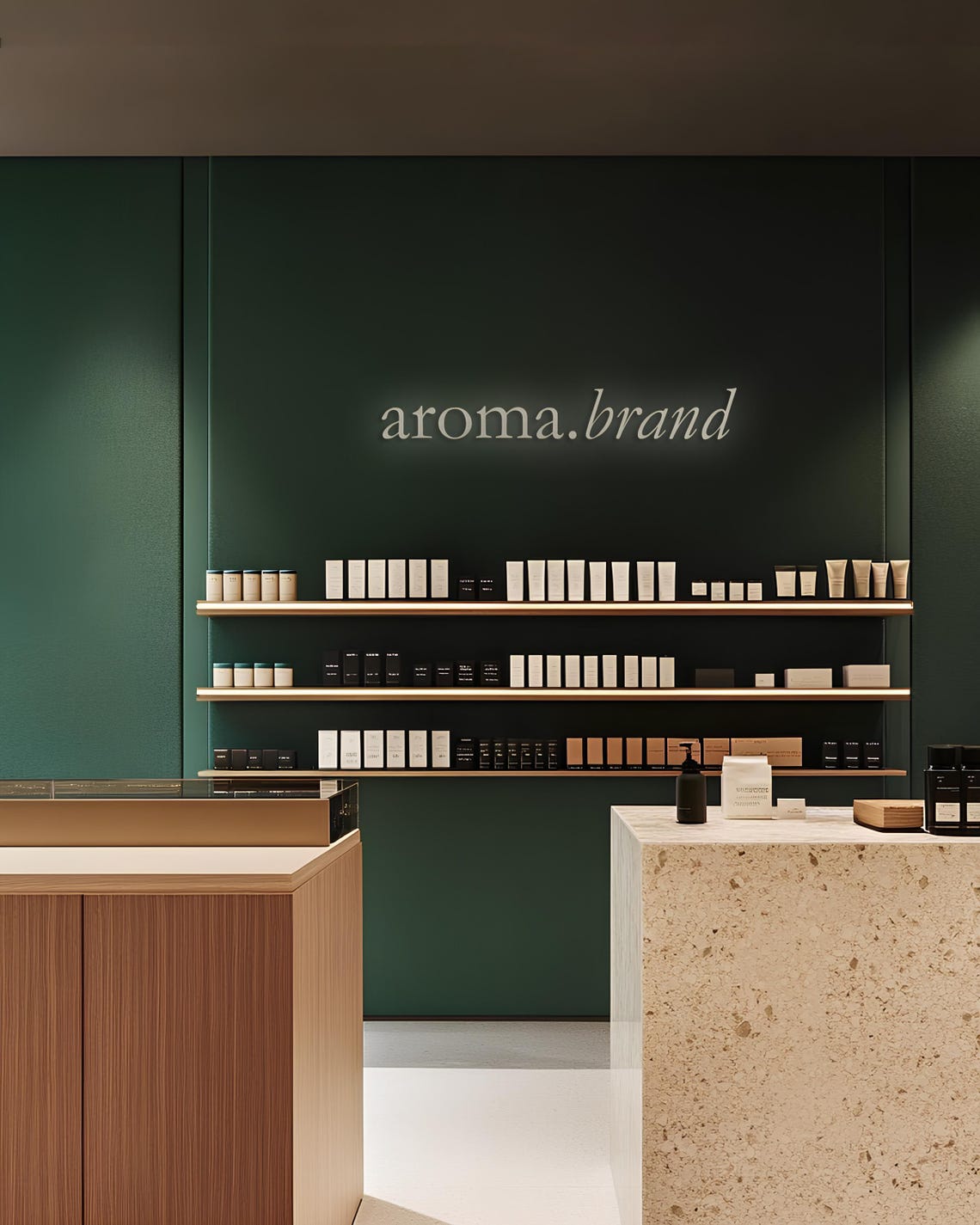 Storefront Mockup, Facade Mockup, Salon Mockup, Elegant Storefront ...