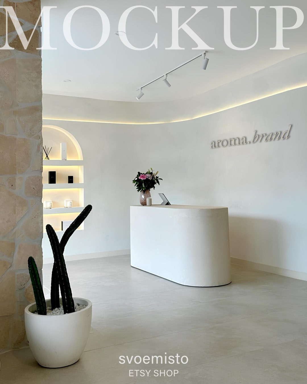 Salon Storefront Mockup, Facade Mockup, Salon Mockup, Elegant ...