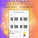 Printable Music Sticker Reward Chart | 4 Weeks Piano Practice ...
