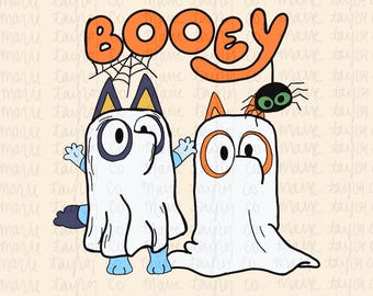 Bluey booey Halloween PNG INSTANT DOWNLOAD Dateidesign - Etsy.de