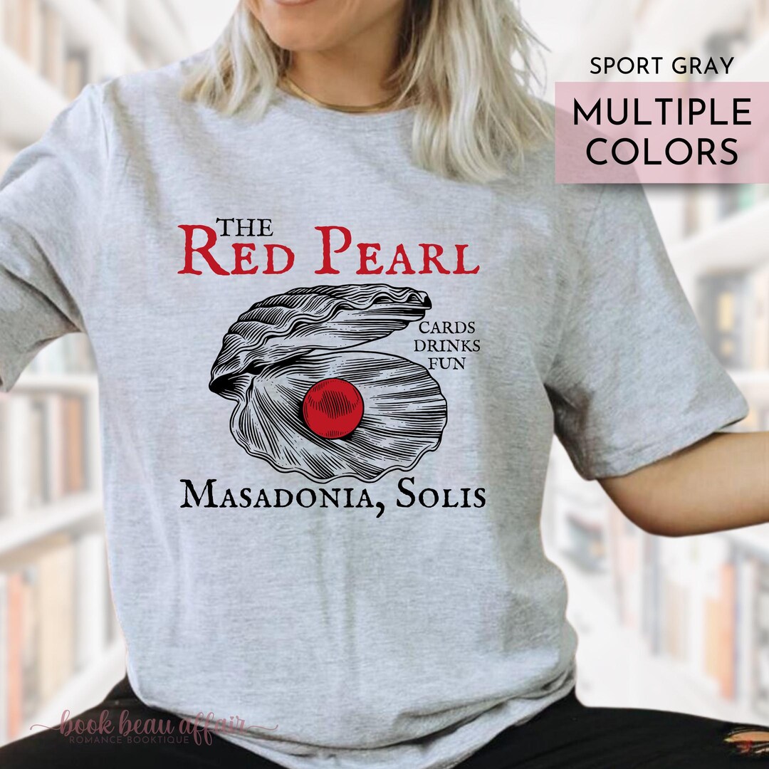 The Red Pearl Shirt | From Blood and Ash, FBAA Bookish Tee - Etsy