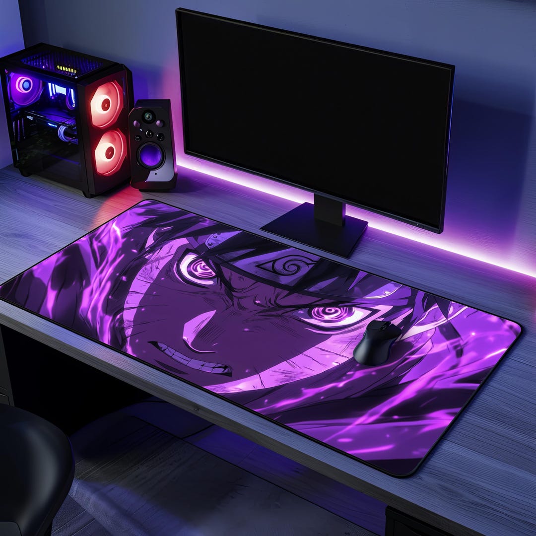 Naruto Anime Desk Mat, Anime Style Mouse Pad, Gaming Workspace ...