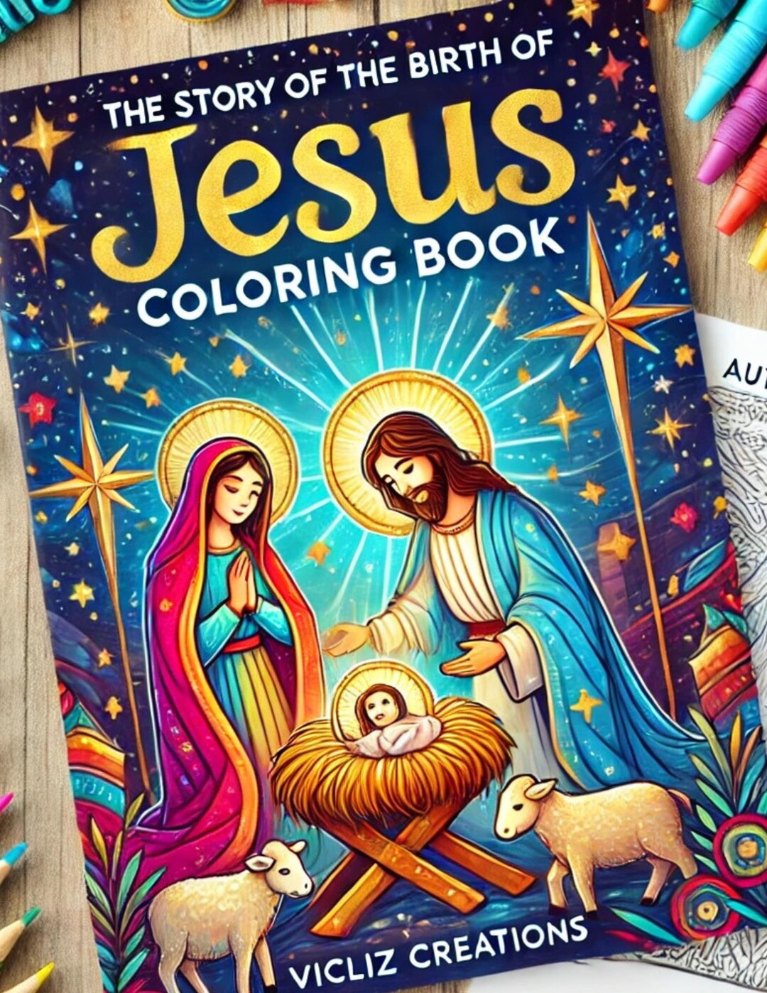 Birth of Jesus Coloring Book | Fun and Faith-filled Nativity Story ...