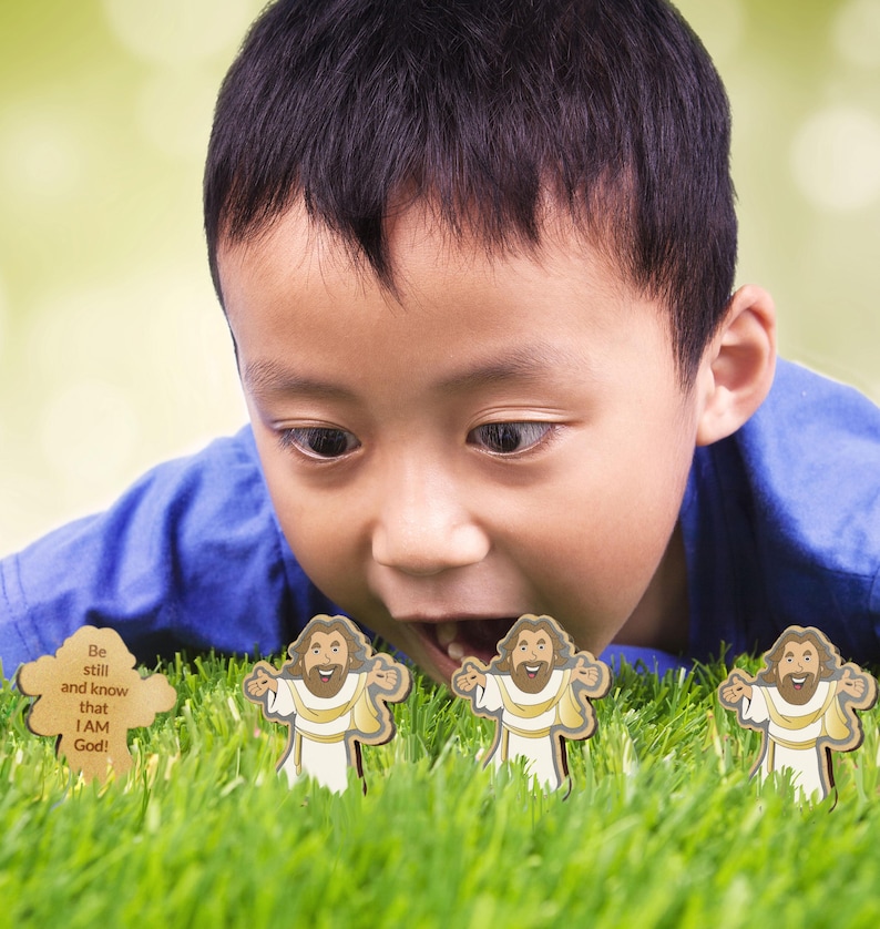 Finding Jesus Easter Game: Wooden Figures, Sunday School Activity - Etsy