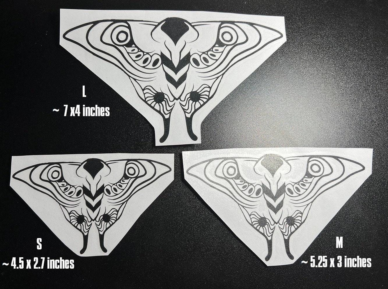 Ellie’s Moth Tattoo Vinyl Decal - Etsy