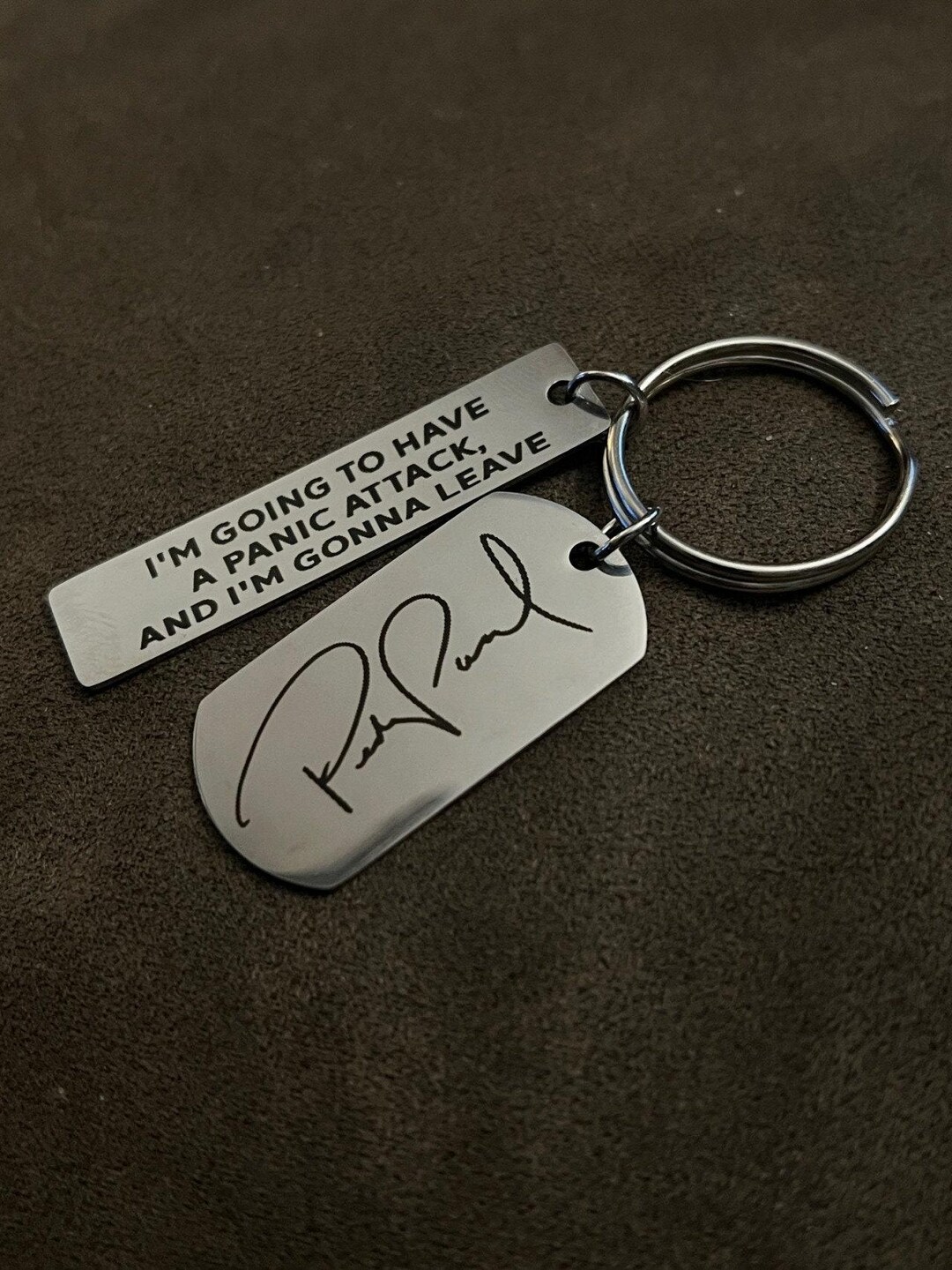 Pedro Pascal Character Stainless Steel Laser Engraved Keychain - Etsy