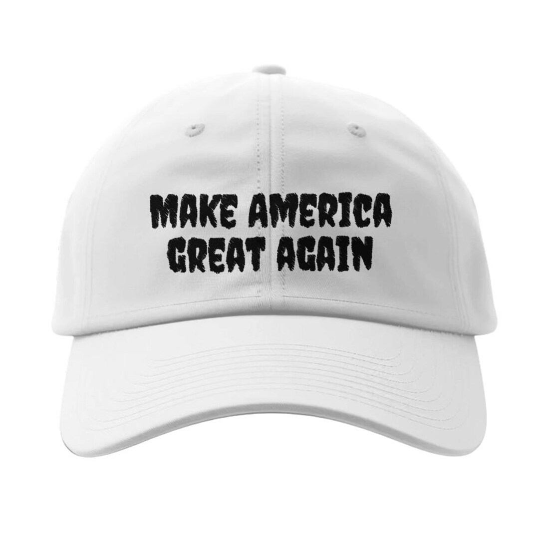 Limited Edition Gothic Dark MAGA Fitted Baseball Cap Flex Fit Blackout ...