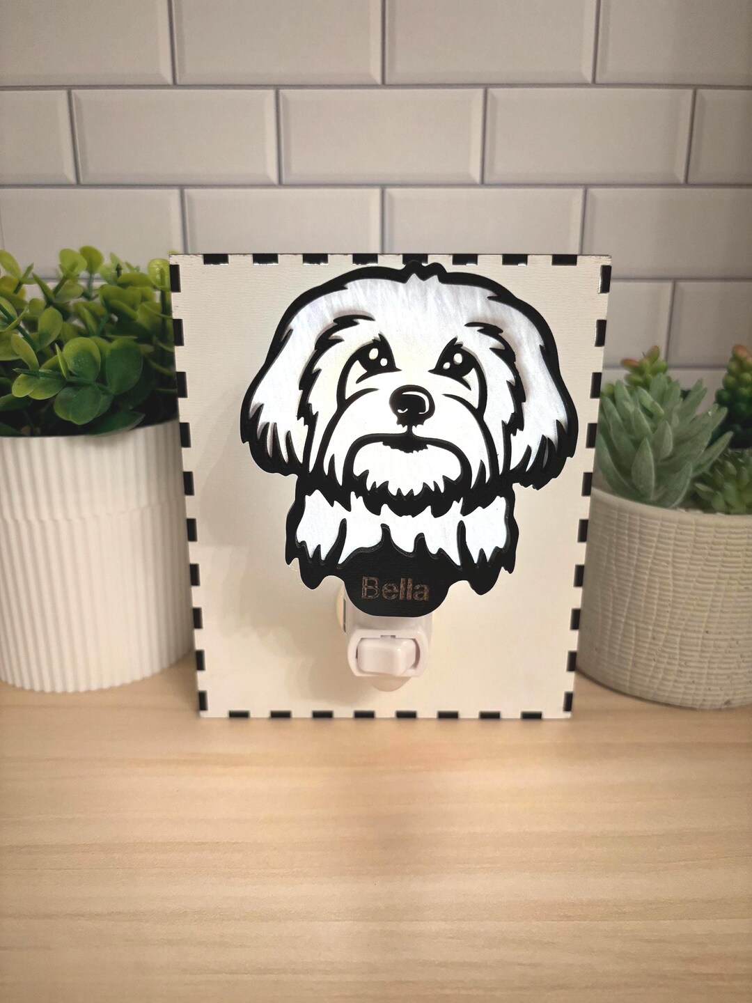 Shih Tzu Night Light, Maltese Night Light, Bichon Night Light, Havanese ...