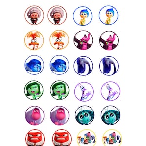 24 Inside Out Stickers / Vinyl Stickers / Holographic Stickers / Inside ...