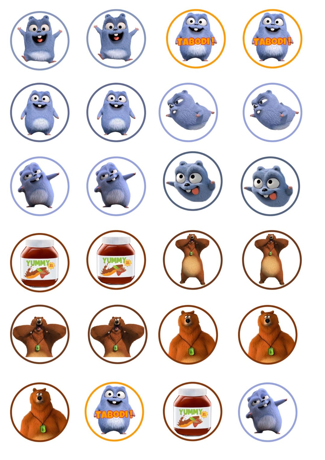 24 Grizzly Stickers / Vinyl Stickers / Holographic Stickers / Lemming ...