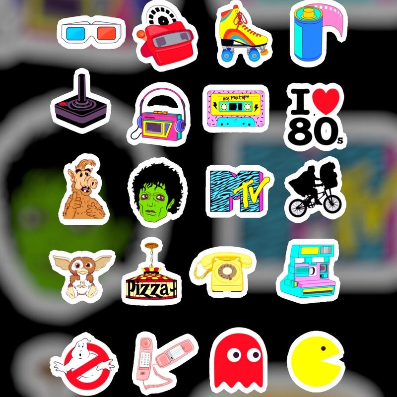 80s Stickers - Etsy