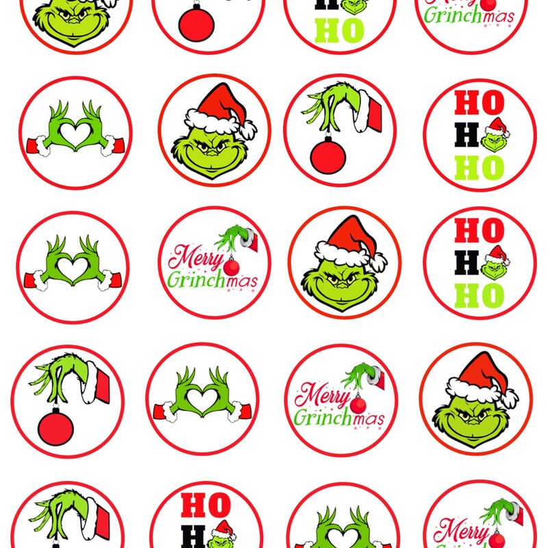 The Grinch Stickers - Etsy
