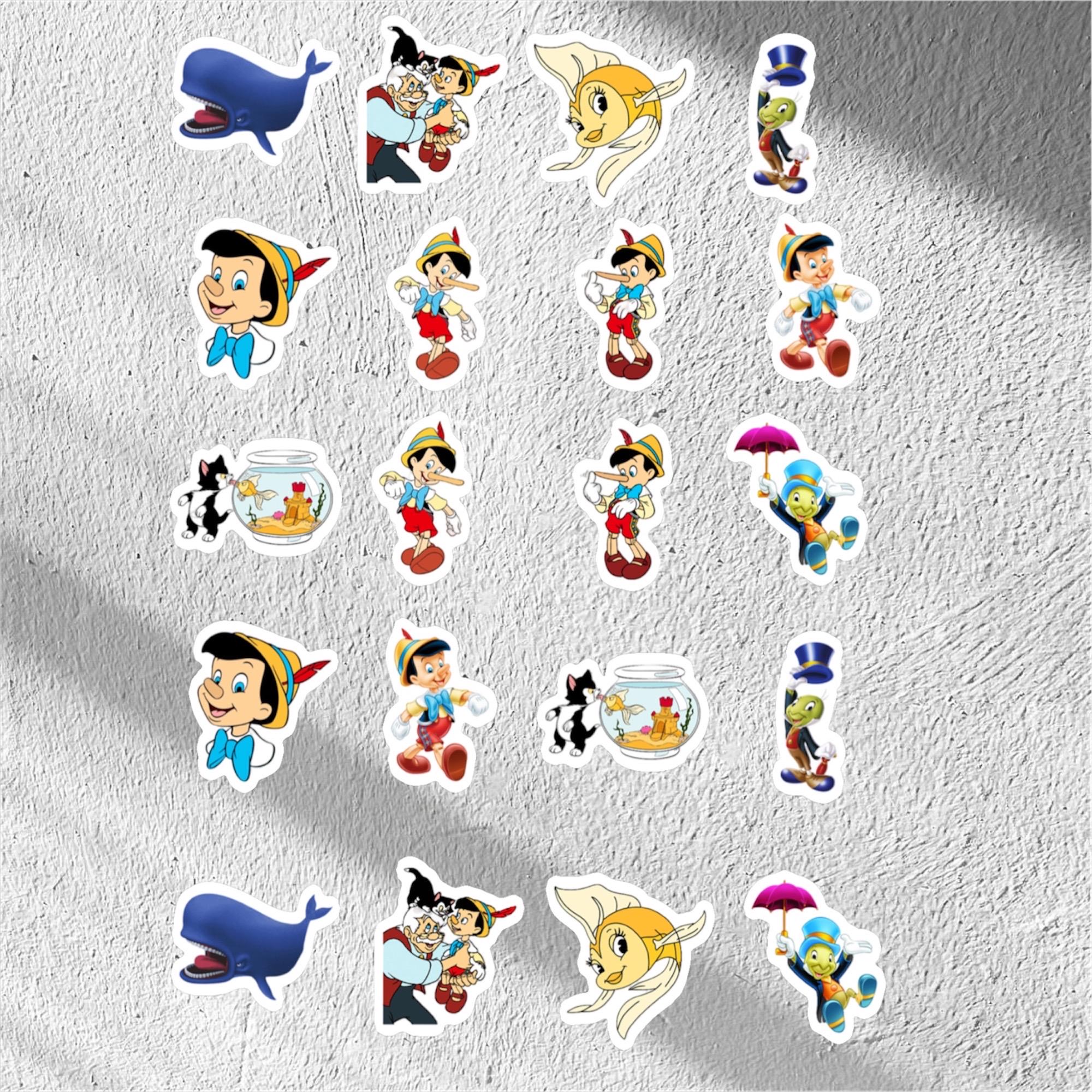 20 Pinocchio Stickers / Vinyl Stickers / Holographic Stickers ...