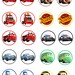 20 Cars Stickers / Vinyl Stickers / Holographic Stickers / Waterproof ...