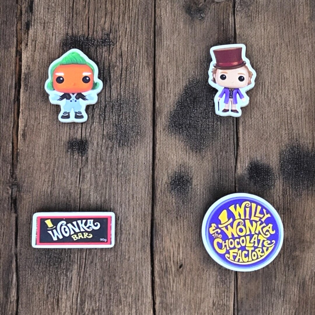 Wonka Pin / Shoe Charm / Wonka / Chocolate Factory - Etsy