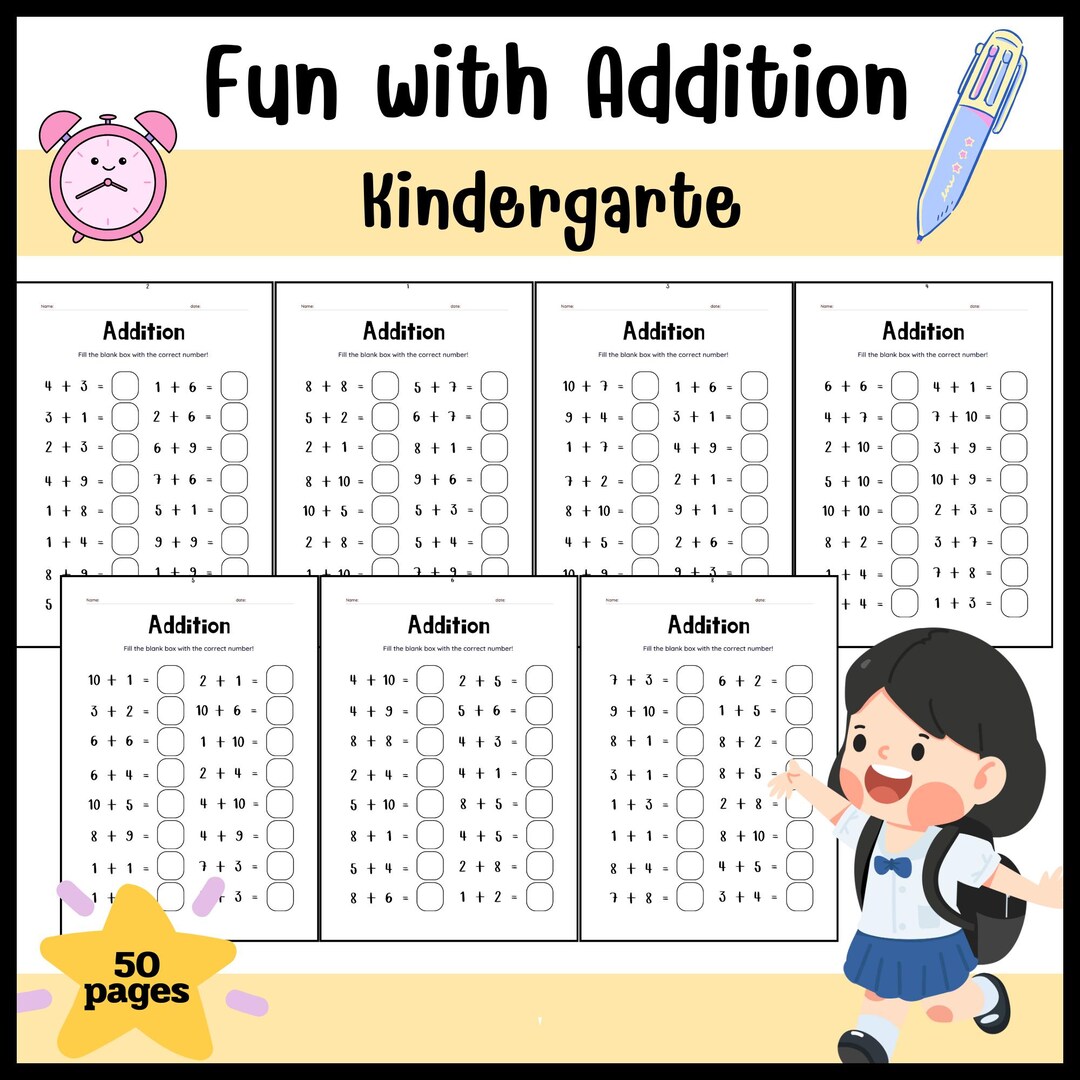 FUN WITH ADDITION ( Digital Files ) - Etsy