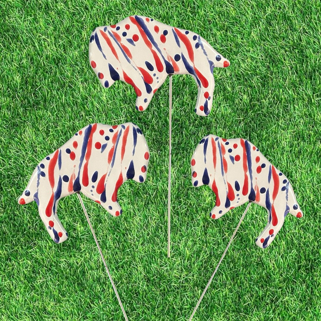 PLANT STAKE- Bills Mafia Style- Show Your Pride in Your Garden W/ This ...