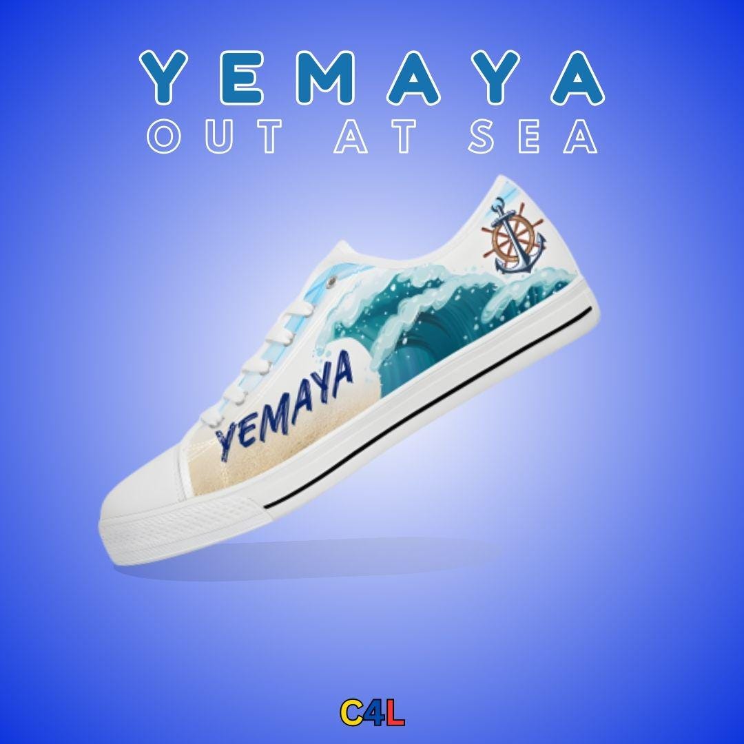 Orisha Yemaya Out at Sea Sneaker. Santeria, Yoruba, Ifa Clothing. - Etsy