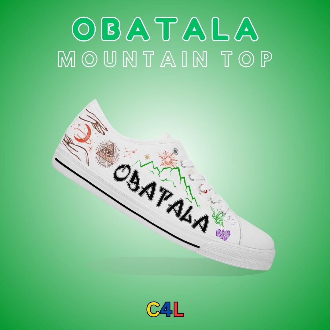 Orisha Obatala Mountaintop Sneaker. Santeria, Yoruba, Ifa Clothing. - Etsy