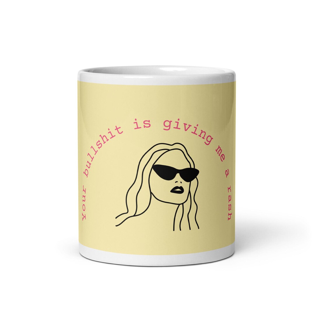 Bullshit Yellow Mug - Etsy