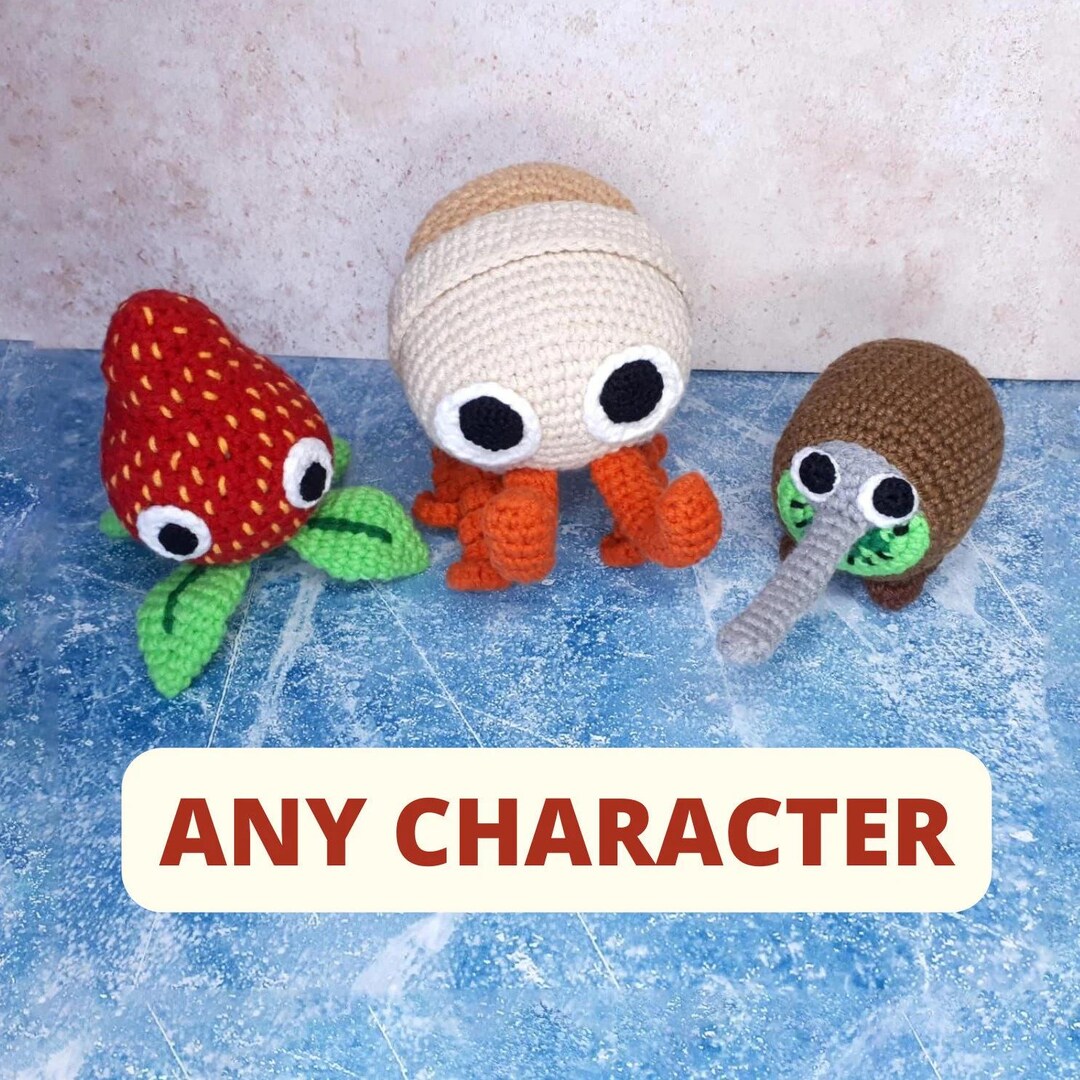 Crochet Bugsnax Plush Toy, Soft Plush Toy, Animal Plush Toy, Crochet ...