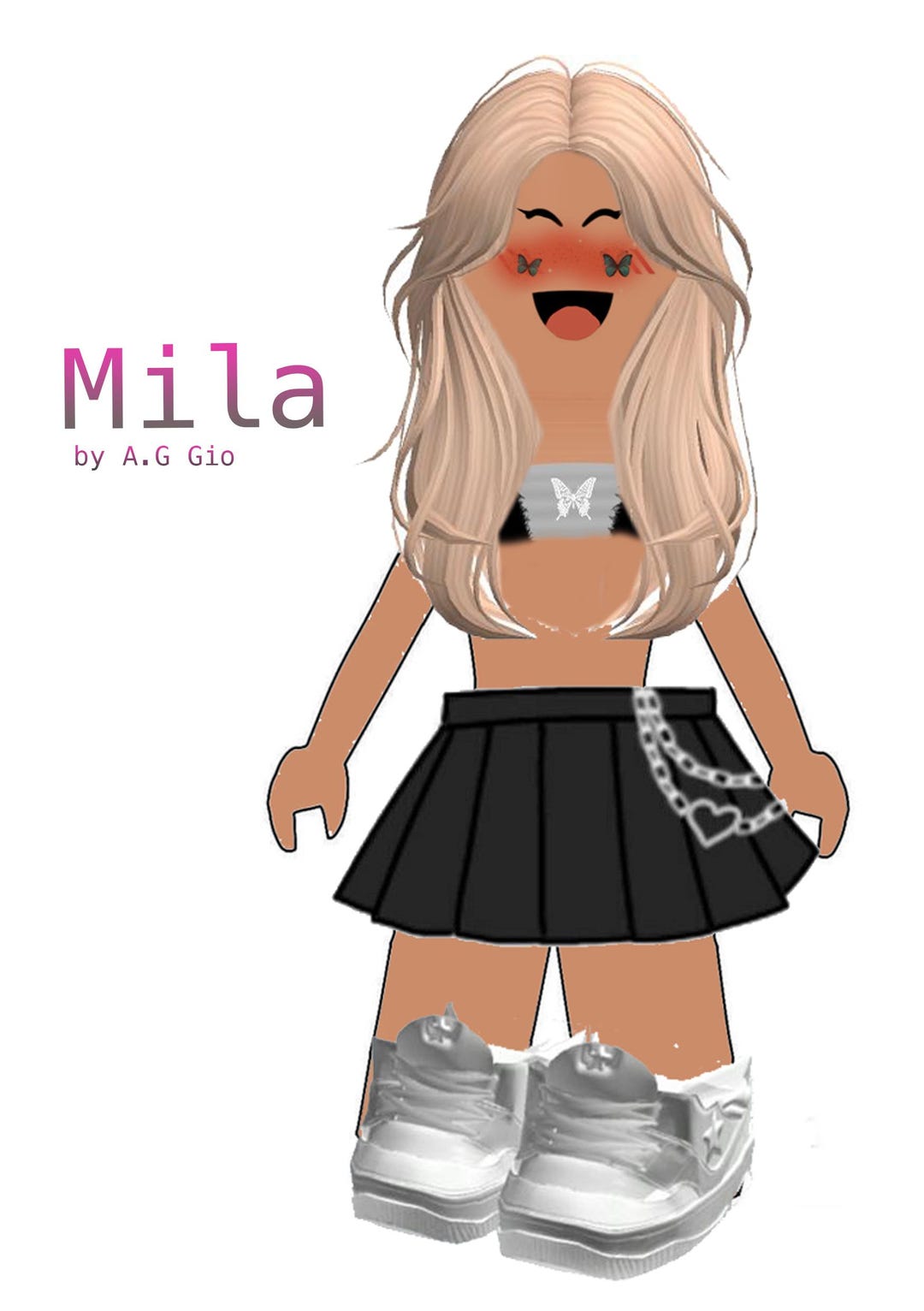 Roblox Character Mila - Etsy