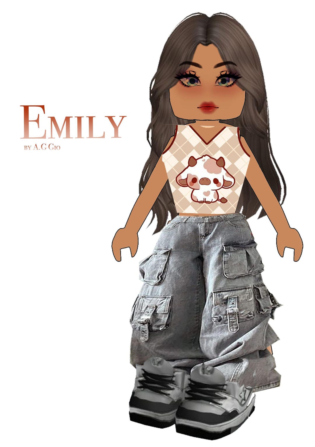 Roblox Character, Digital Collage, Fun Prints, Unique Roblox Characters ...