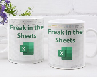 Excel Spreadsheet Mug - Etsy