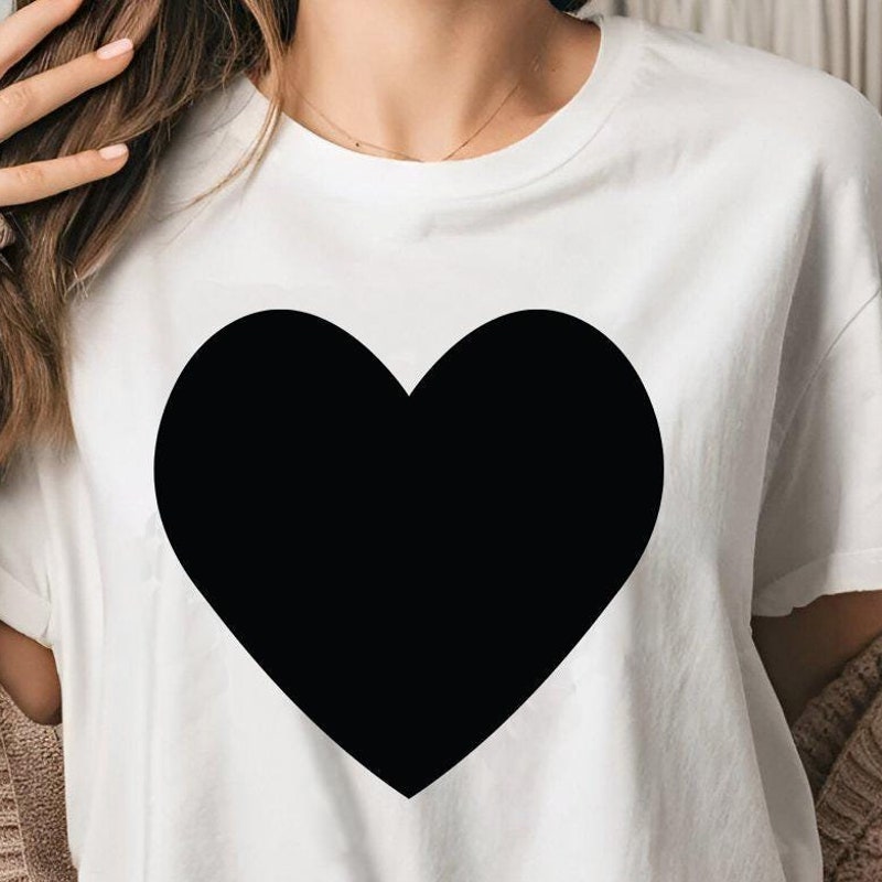 Heart T Shirt - Etsy