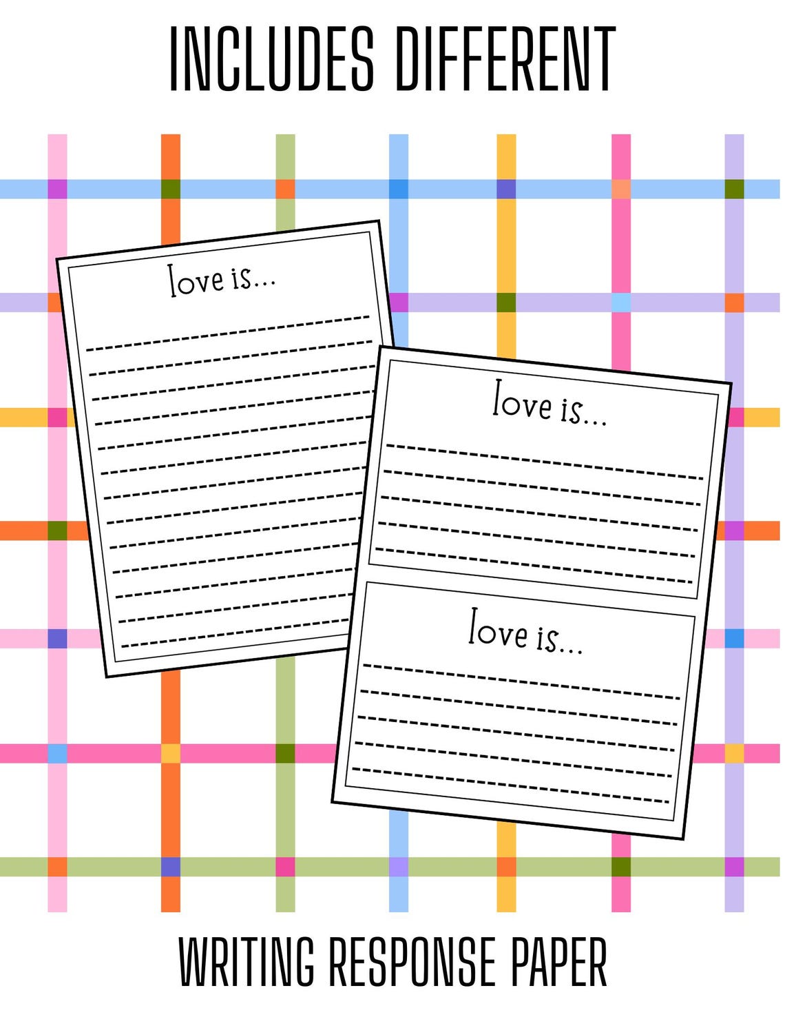 Valentine's Day Classroom Craft | Love Is... Writing Activity ...
