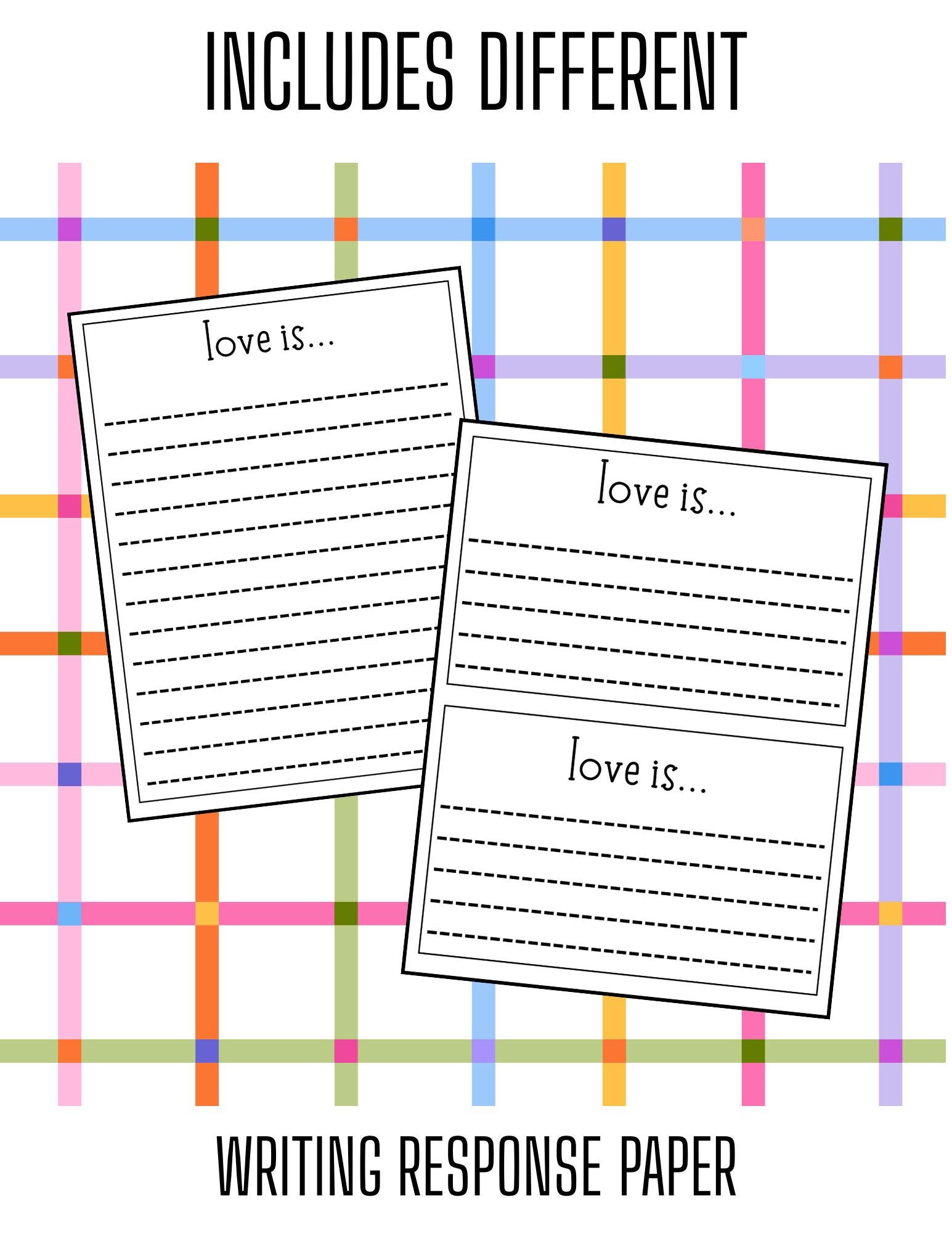 Valentine's Day Classroom Craft | Love Is... Writing Activity ...