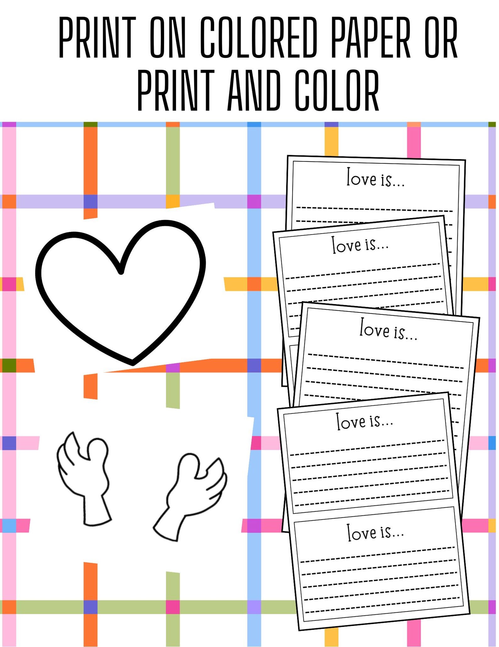 Valentine's Day Classroom Craft | Love Is... Writing Activity ...