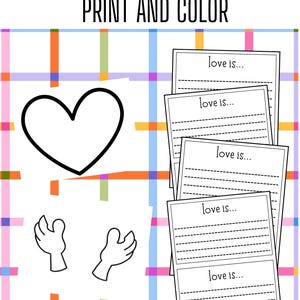 Valentine's Day Classroom Craft | Love Is... Writing Activity ...