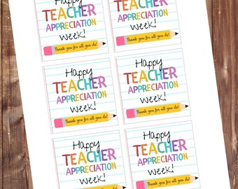 Teacher Appreciation Gift Tag Printable the World Needs More Teachers ...
