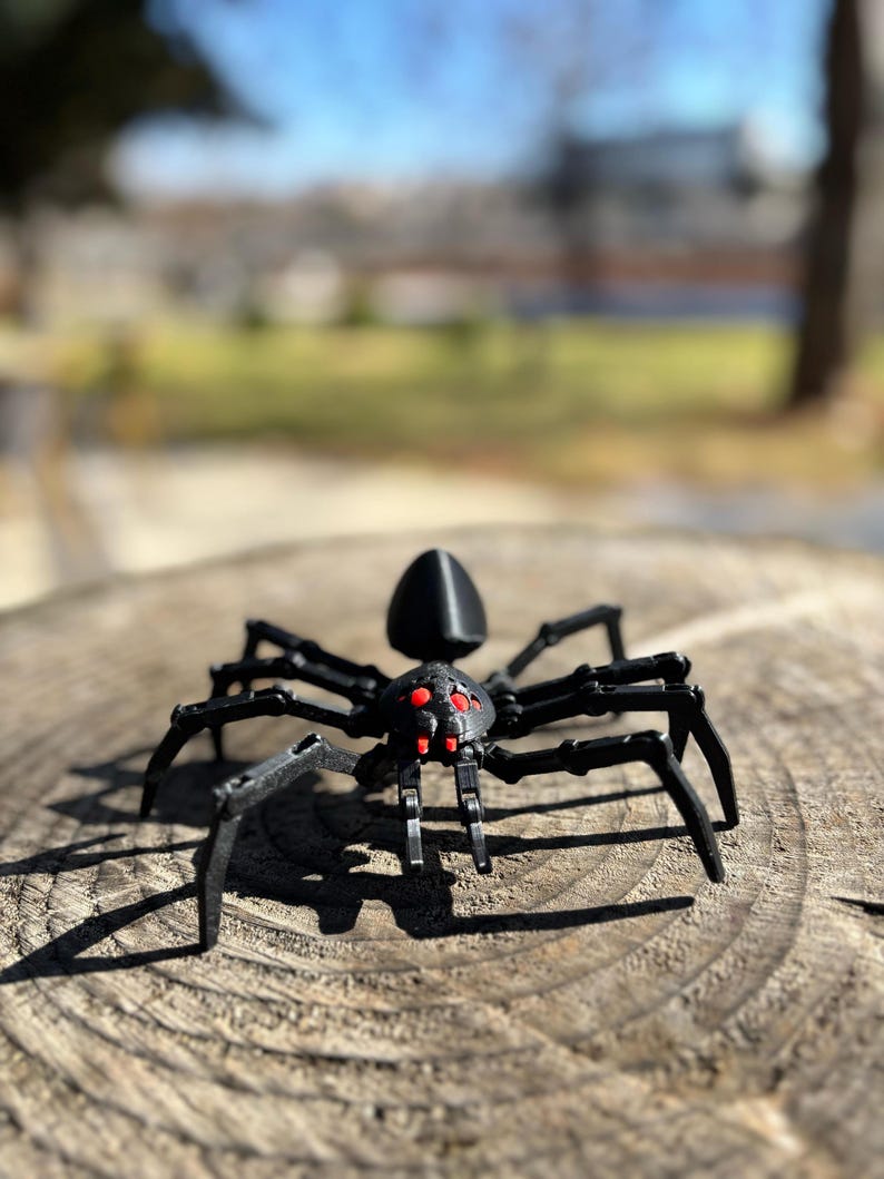 3D Printable Spider Model - Articulated Spider STL - Poseable 3D Print ...