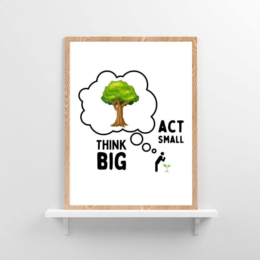 Motivational Wall Art Printable Tree Illustration Quote Inspirational ...