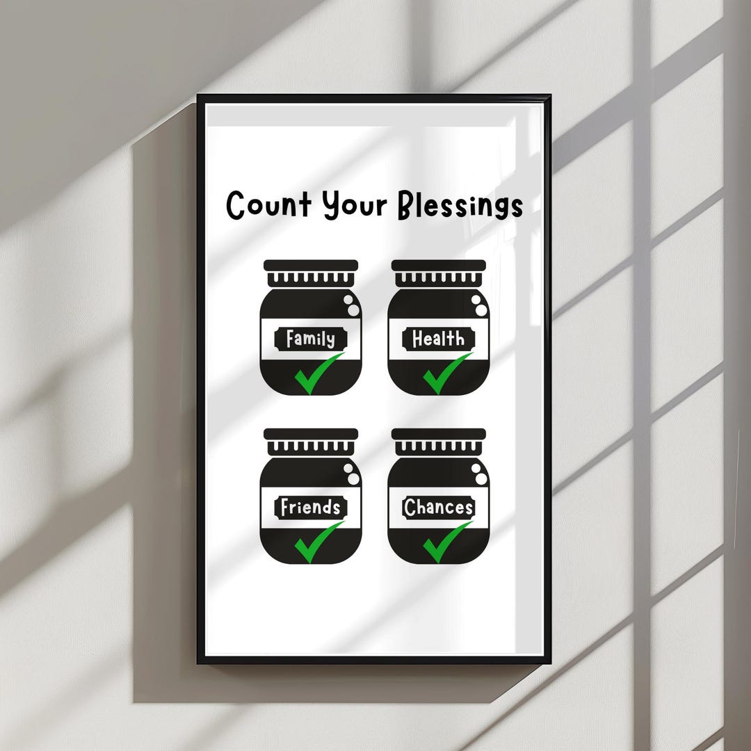 Count Your Blessings Poster Showers of Blessings Printable LDS Hymn ...