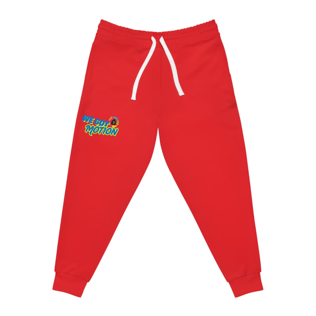Bagway We Got Motion Light Red Athletic Joggers - Perfect for Active ...