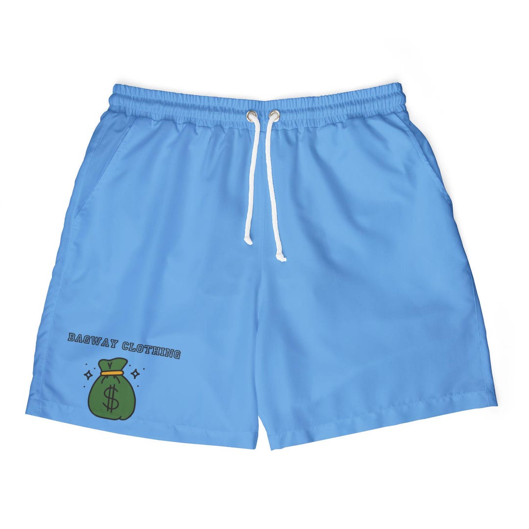 BAGWAY Chill Vibes Swim Shorts, Fun Beachwear for Summer, Vacation ...