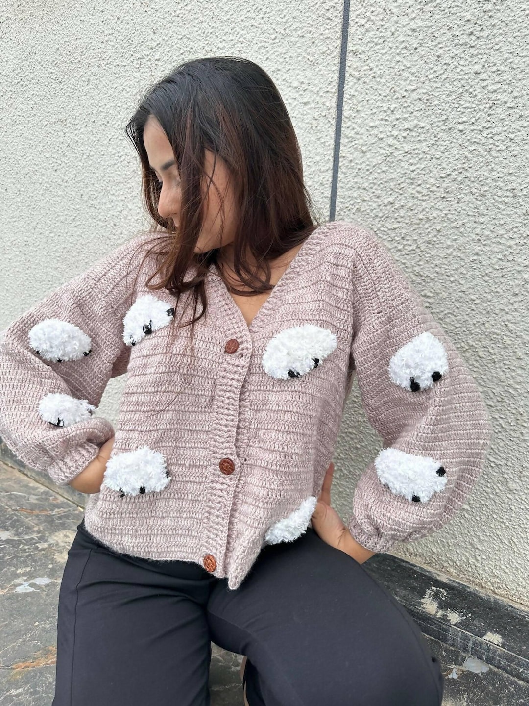 Shephard Sheep Sweater - Etsy