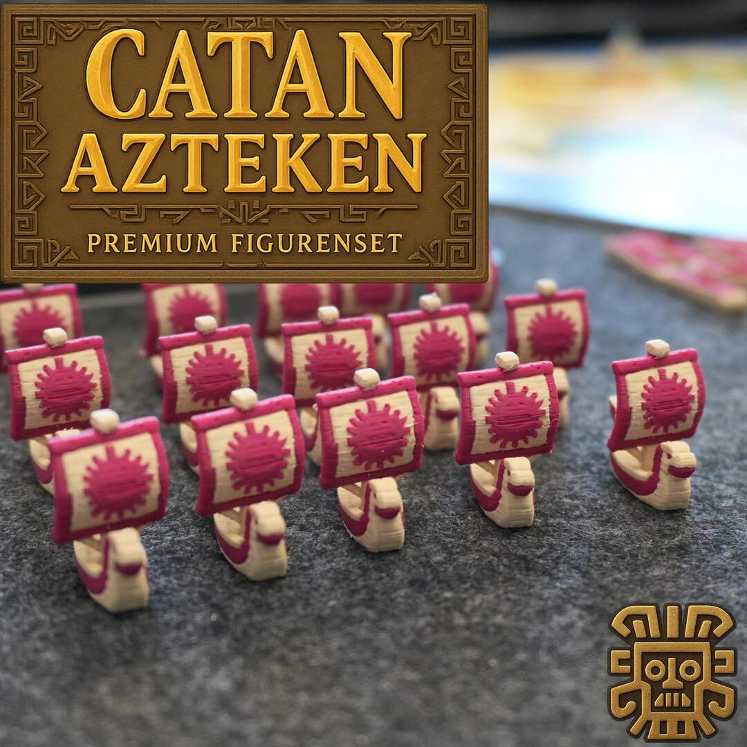 Aztec Premium Ships Figure Set | Experience Catan Seafarers in a New ...