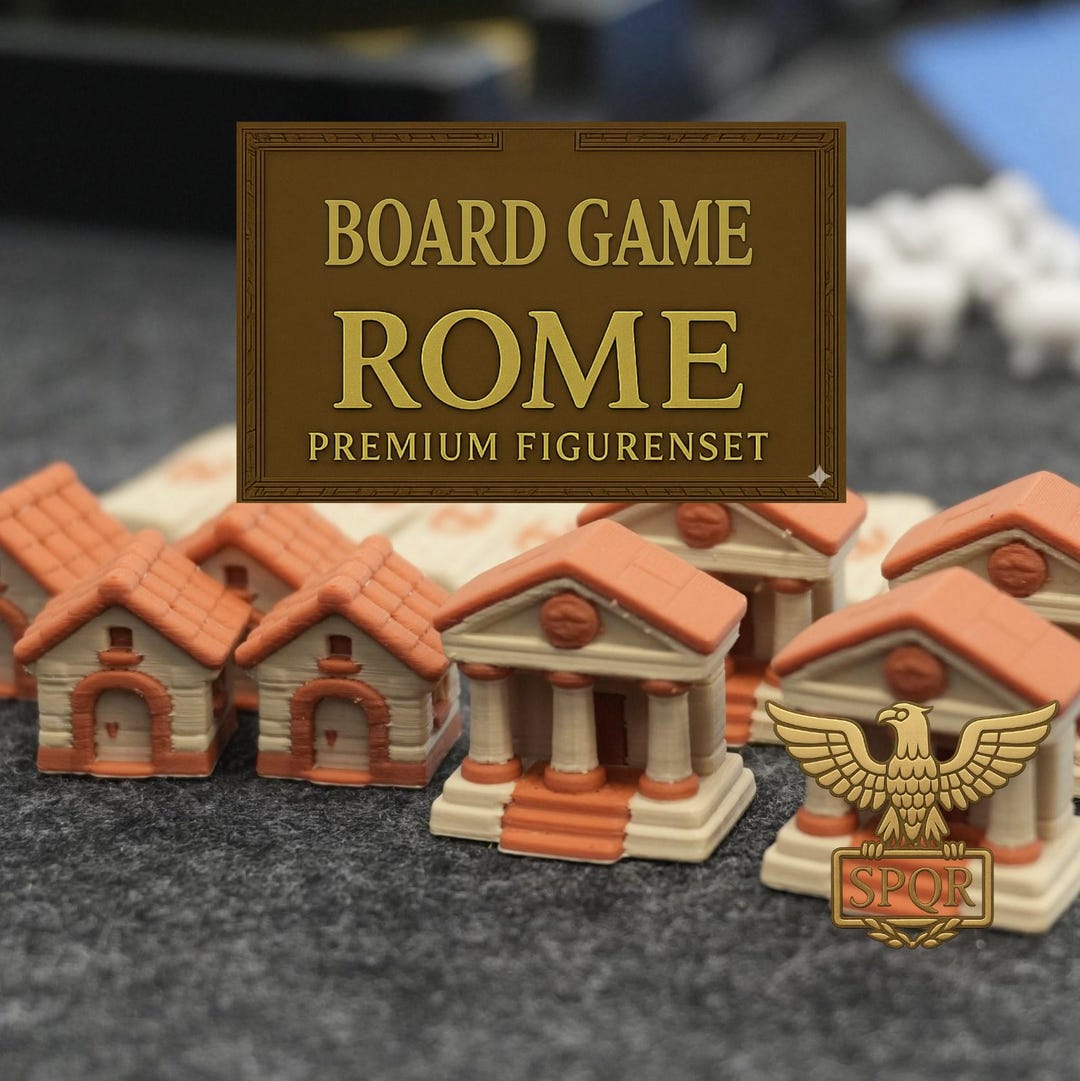 Rome Premium Figure Set in Many Colors | Suitable for Catan and Similar ...