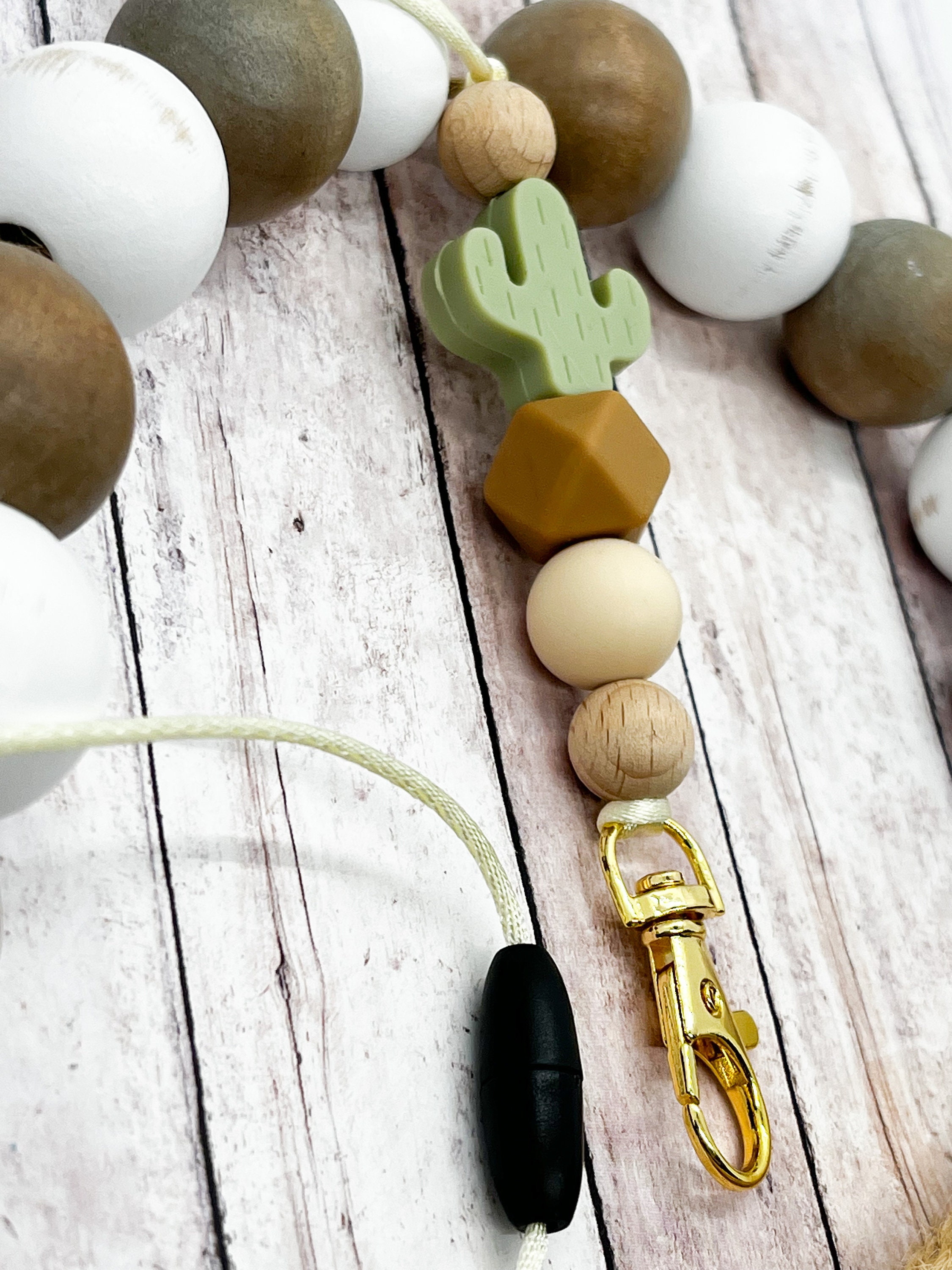 Cactus Breakaway Lanyard Green Teacher Lanyard Cruise Lanyard Silicone ...