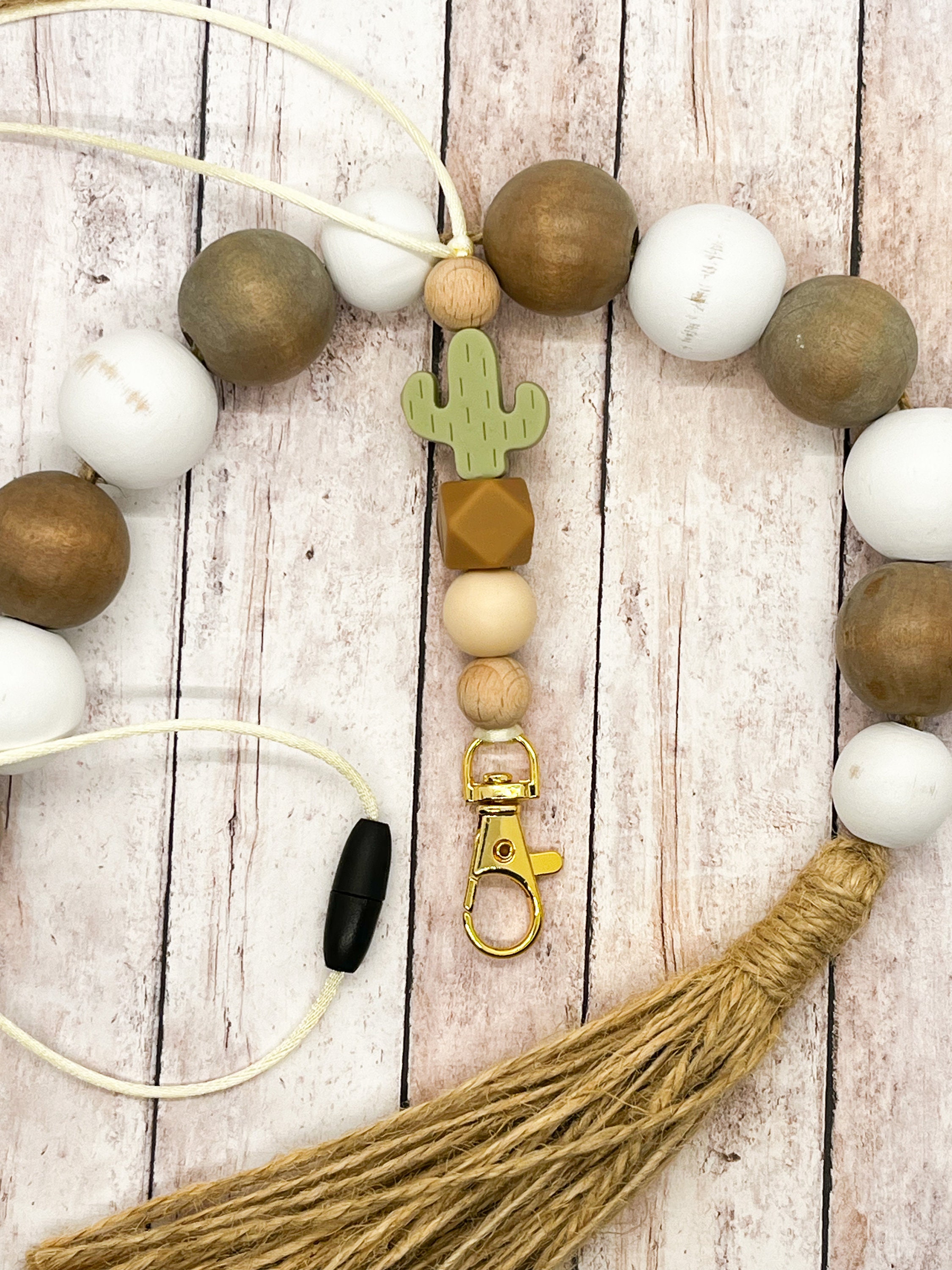 Cactus Breakaway Lanyard Green Teacher Lanyard Cruise Lanyard Silicone ...